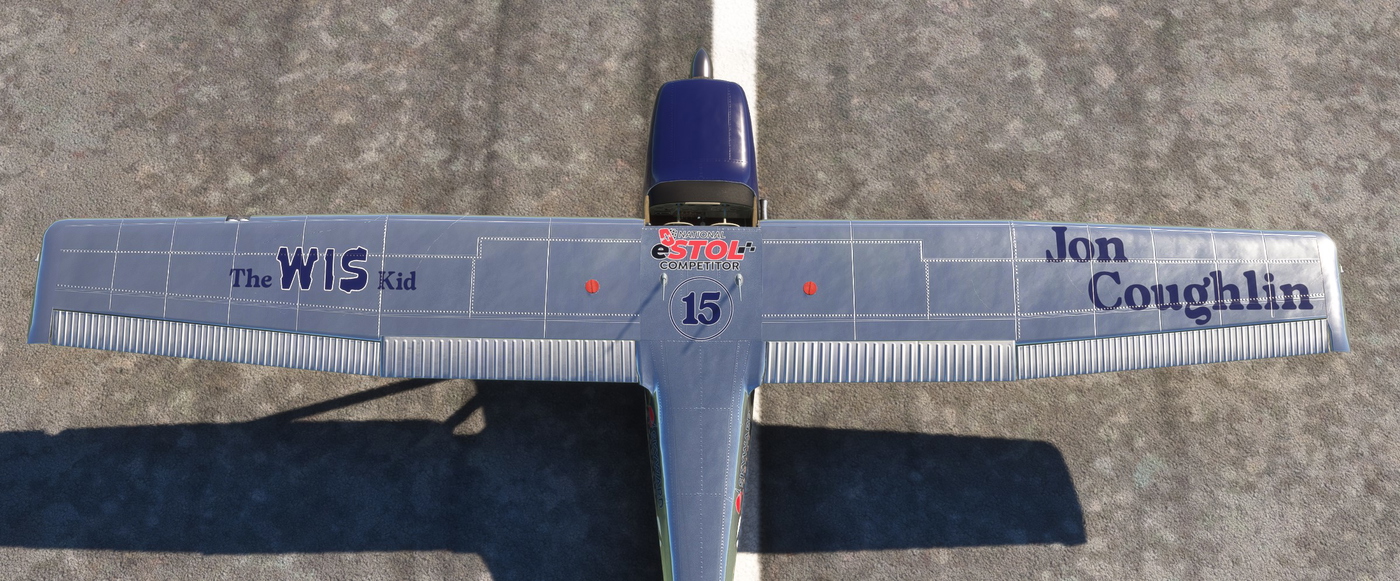 The WIS Kid #15 Jon Coughlin eSTOL Competition Livery - 170b ...