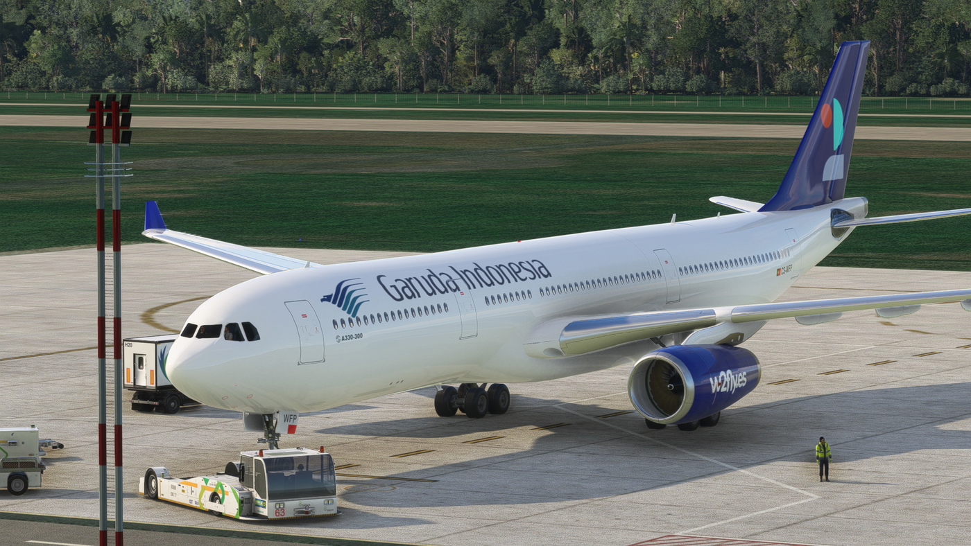 WORLD2FLY CS-WFP Operated by Garuda Indonesia for Microsoft Flight ...