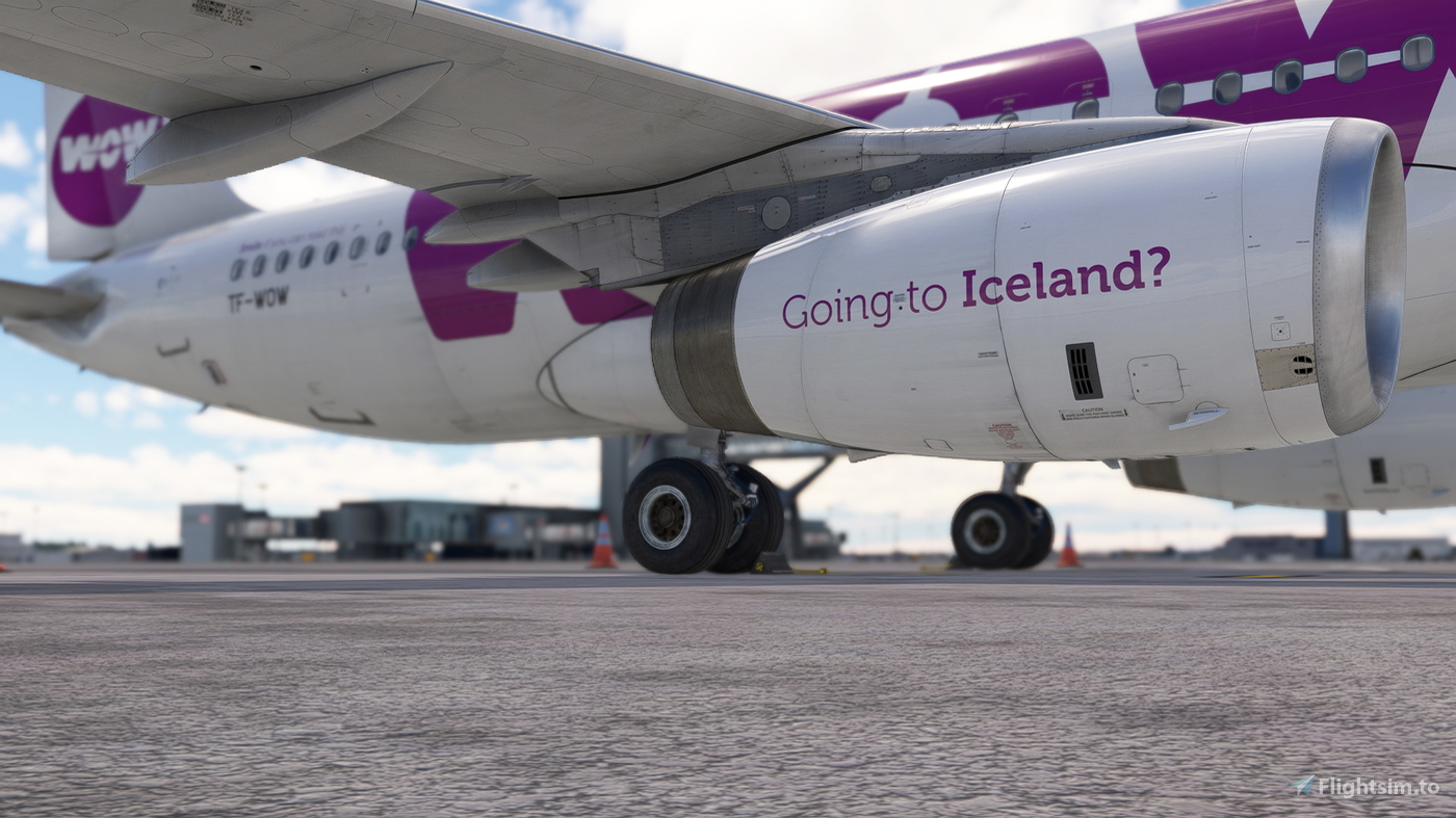 WOW Air TF-WOW Fenix A320 V2 for Microsoft Flight Simulator | MSFS