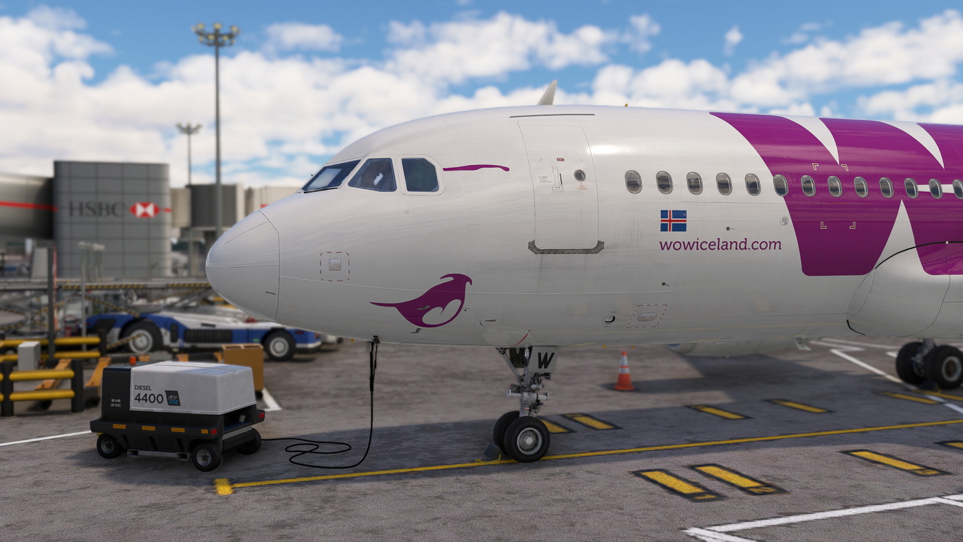 WOW Air TF-WOW Fenix A320 V2 for Microsoft Flight Simulator | MSFS