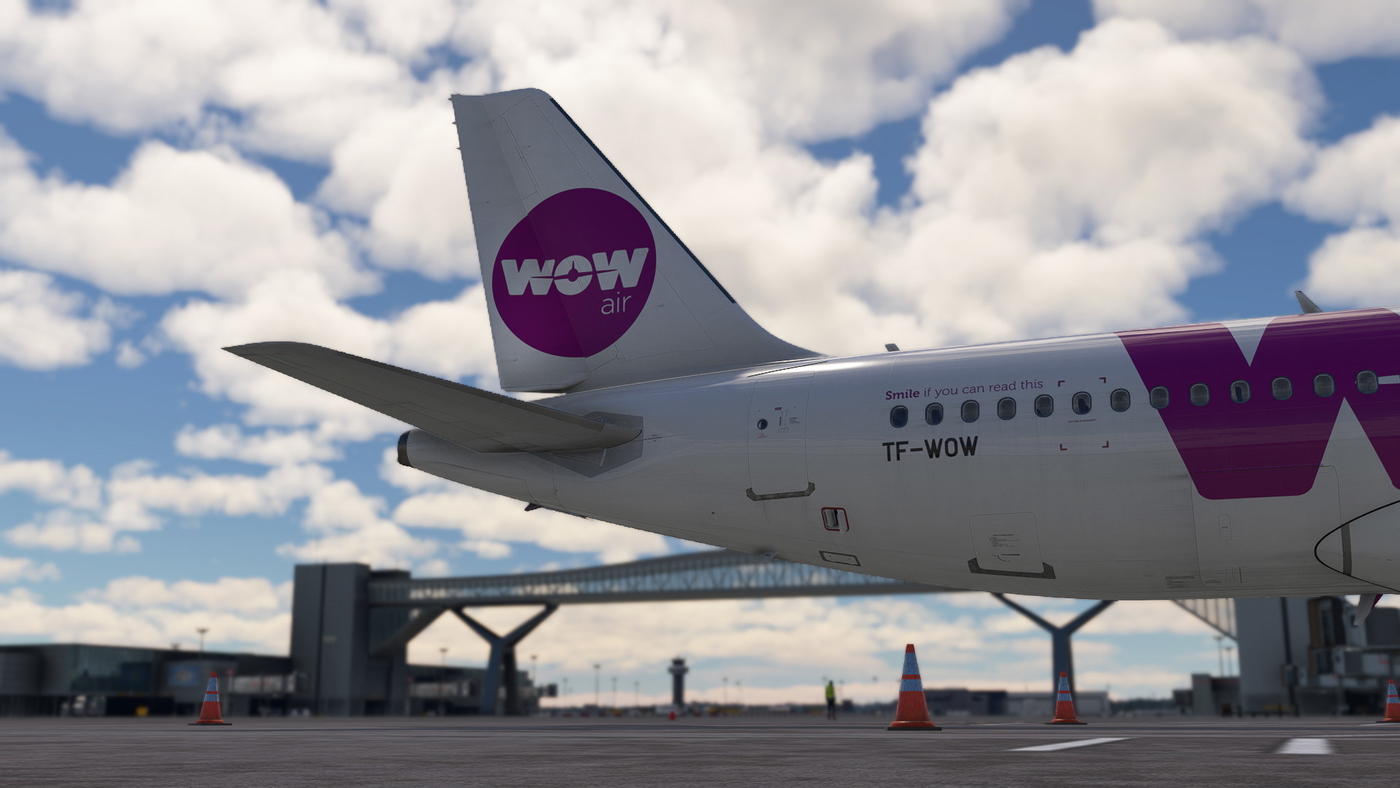 WOW Air TF-WOW Fenix A320 V2 for Microsoft Flight Simulator | MSFS