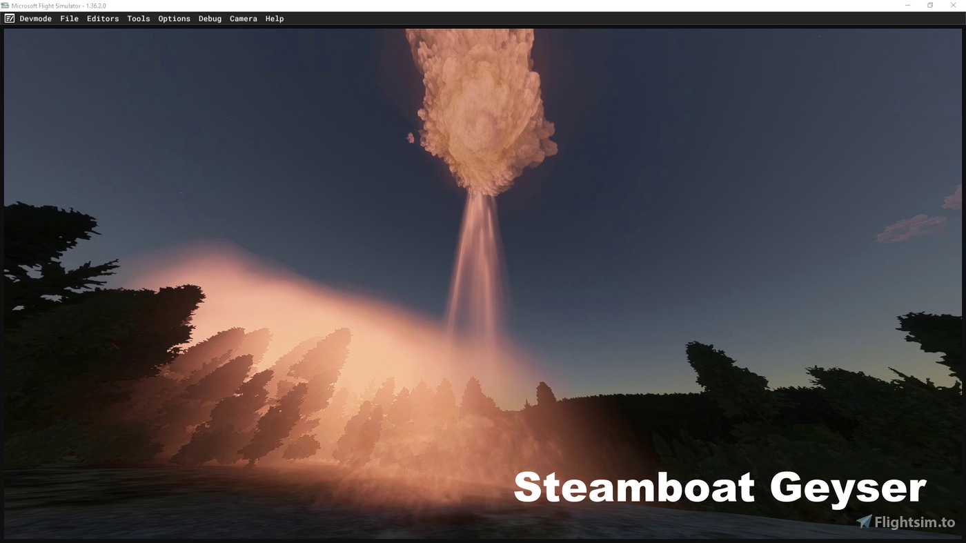 Yellowstone National Park,geyser and waterfall effect scenery for ...