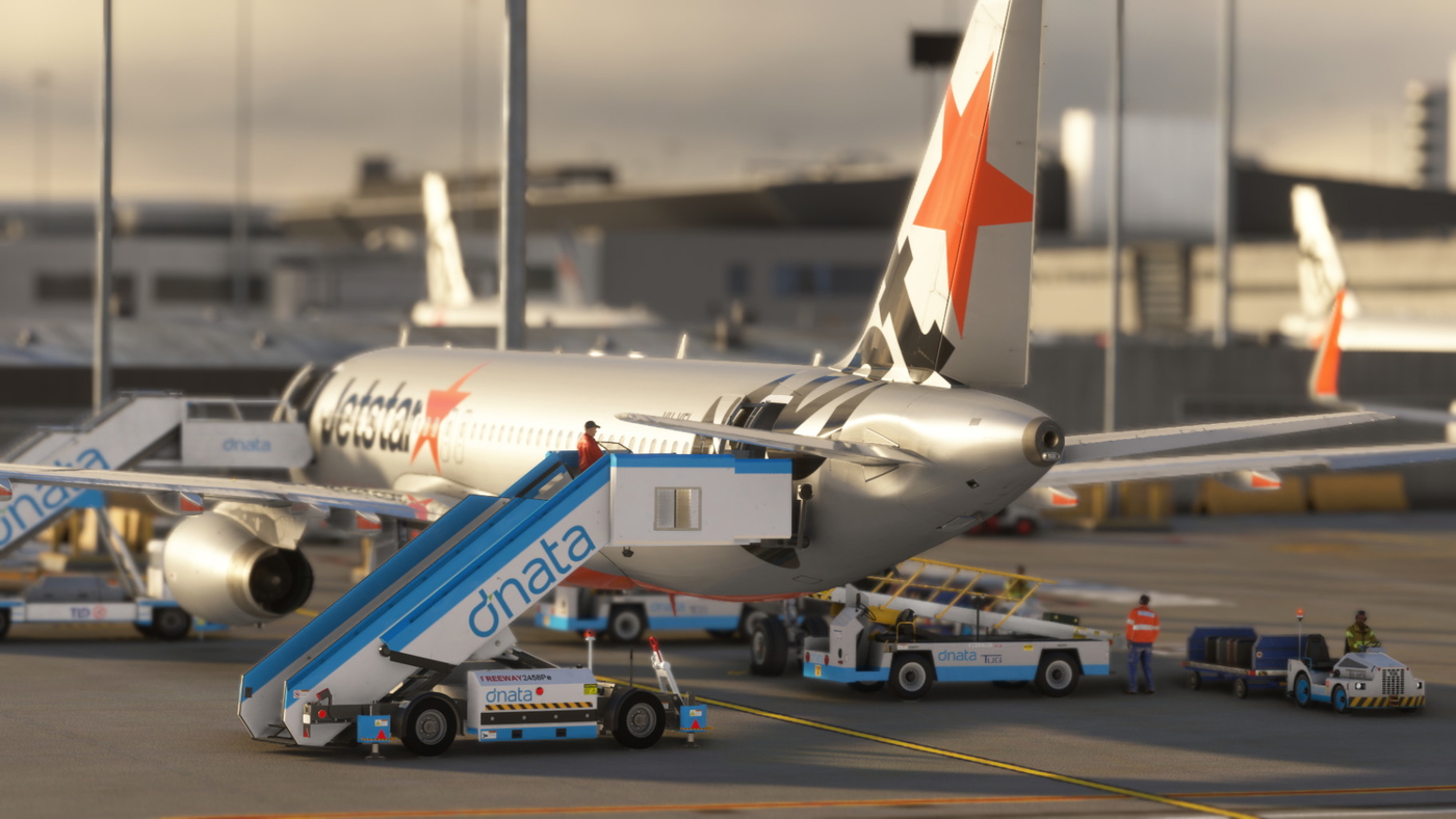 YMML Melbourne FSLTL Static Aircraft for Microsoft Flight Simulator | MSFS