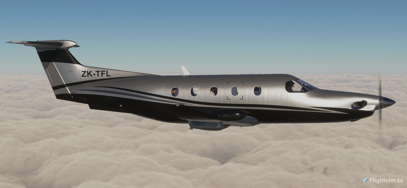 ZK-TFL (New Zealand) Executive 5-Blade | SimWorks Studios PC-12 [4K] for Microsoft Flight ...