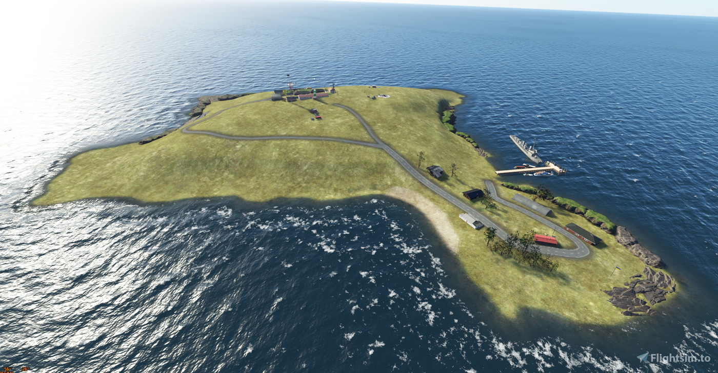 Zmiiniy Island with Helipad UK05 + "Boyko Towers" UK06 oil rigs with ...