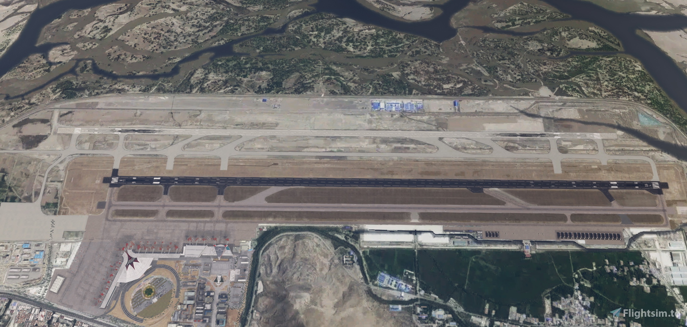 ZULS Lhasa Gonggar Airport Two-Runway patch for SamScene3D-ZULS ...