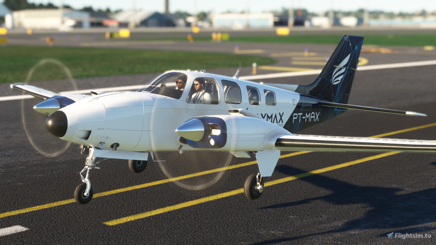 Beechcraft Baron G58 G1000 | FlyMax Connect - Virtual Airline para Microsoft Flight Simulator | MSFS