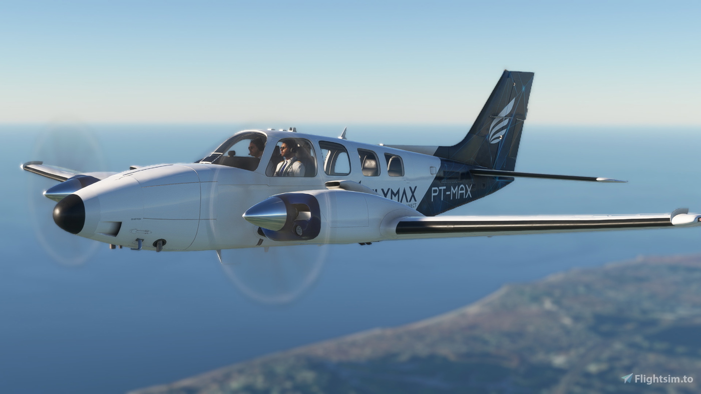 Beechcraft Baron G58 G1000 | FlyMax Connect - Virtual Airline para Microsoft Flight Simulator | MSFS