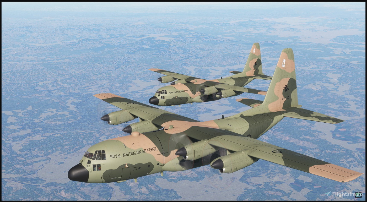 Captain Sim C-130H Hercules 36 Sqn 12 pack for Microsoft Flight ...
