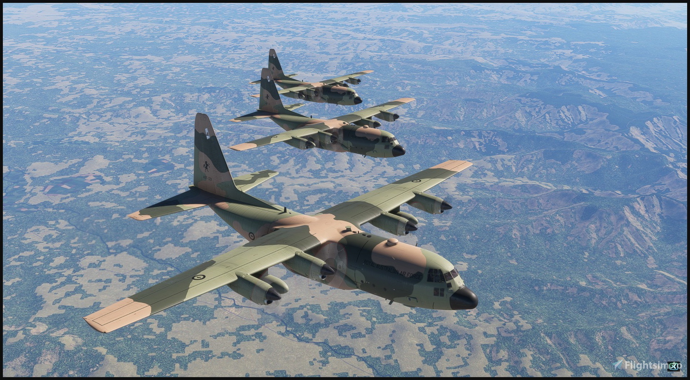 Captain Sim C-130H Hercules 36 Sqn 12 pack for Microsoft Flight ...