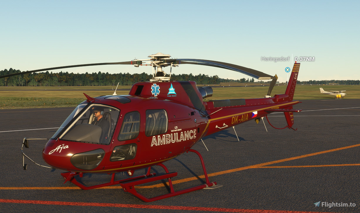Cowansim Airbus H125 / OK-AIA Ambulance / as requested für Microsoft Flight Simulator | MSFS
