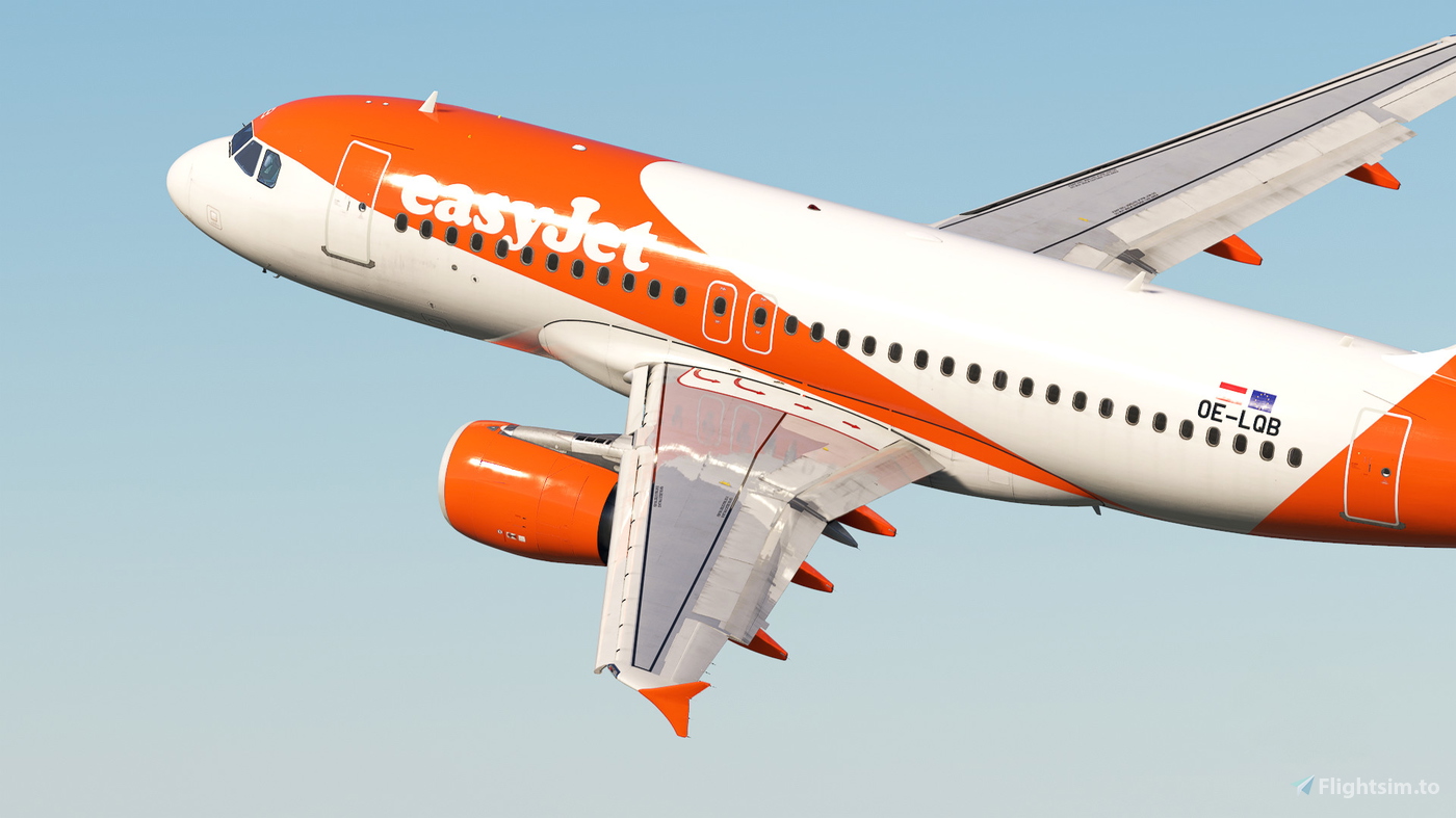 easyJet UK A319 [Package 2] w/Cabin Fenix sim A319 [Y156] for Microsoft ...