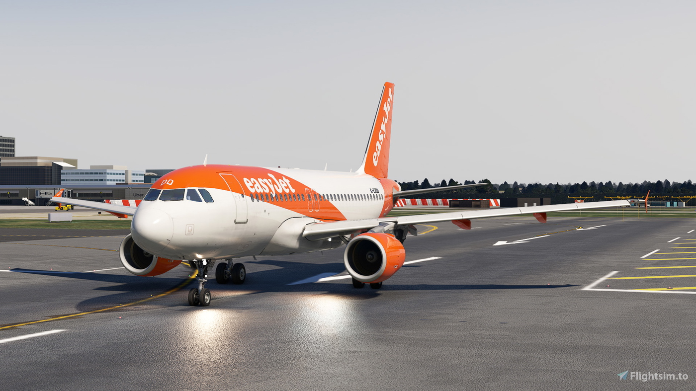 easyJet UK A319 [Package 2] w/Cabin Fenix sim A319 [Y156] for Microsoft ...