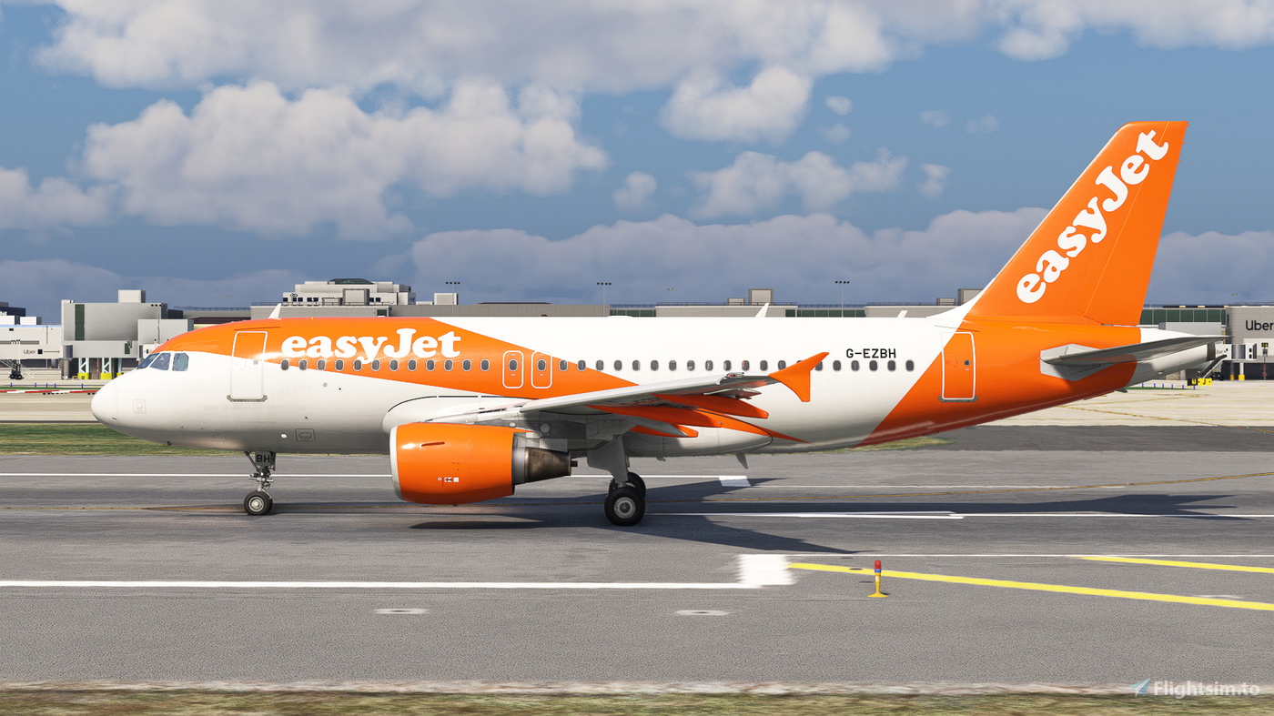easyJet UK A319 [Package 2] w/Cabin Fenix sim A319 [Y156] for Microsoft ...