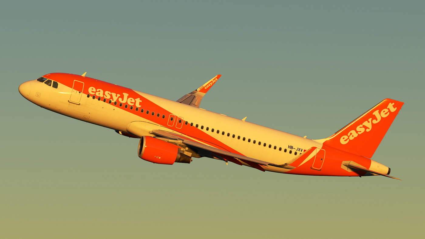 easyJet Switzerland Sharklets [Package 17] w/Cabin Fenixsim A320 [Y186 ...