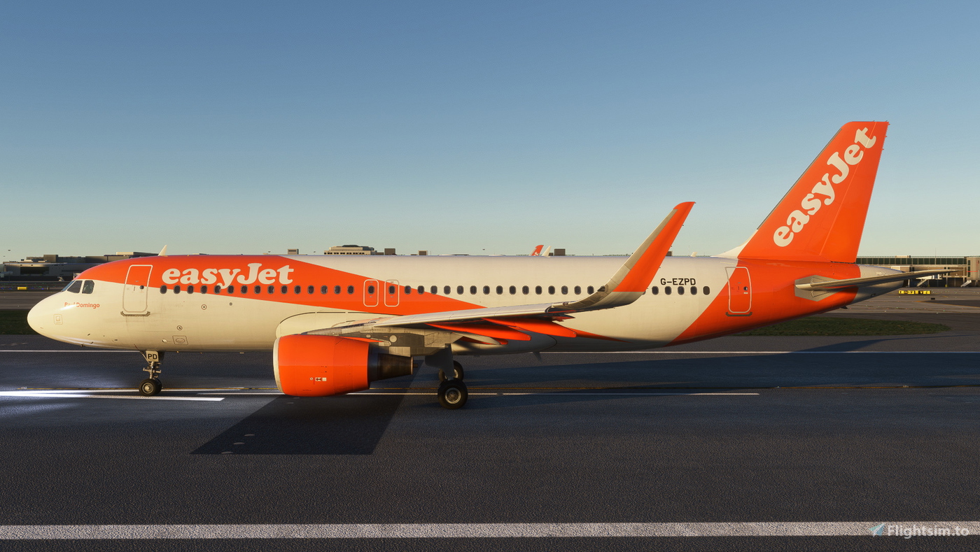 easyJet UK Sharklets [Package 14] w/Cabin Fenix sim A320 [Y186] for Microsoft Flight Simulator ...