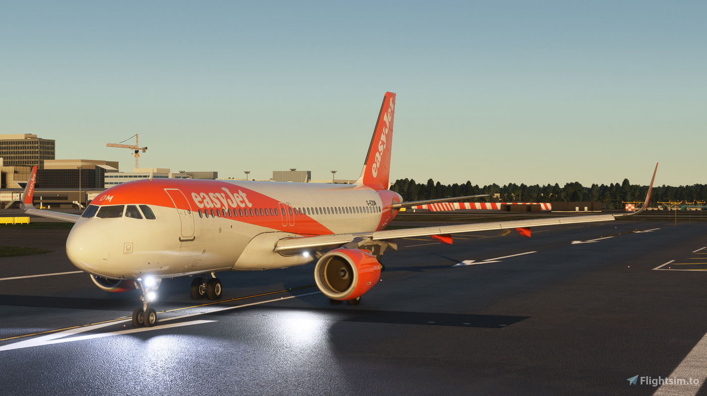 easyJet UK Sharklets [Package 14] w/Cabin Fenix sim A320 [Y186] for Microsoft Flight Simulator ...