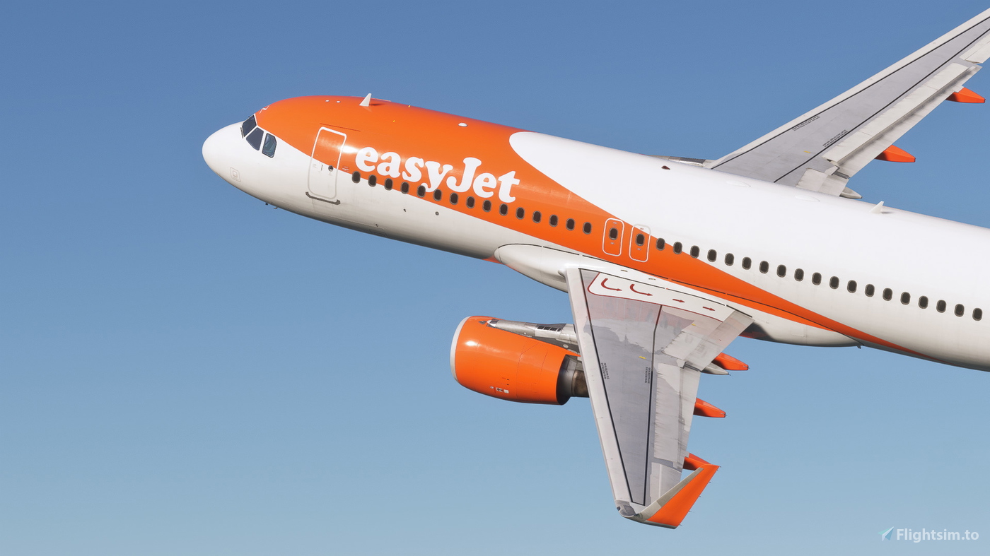 easyJet UK Sharklets [Package 16] w/Cabin Fenix sim A320 [Y186] for Microsoft Flight Simulator ...