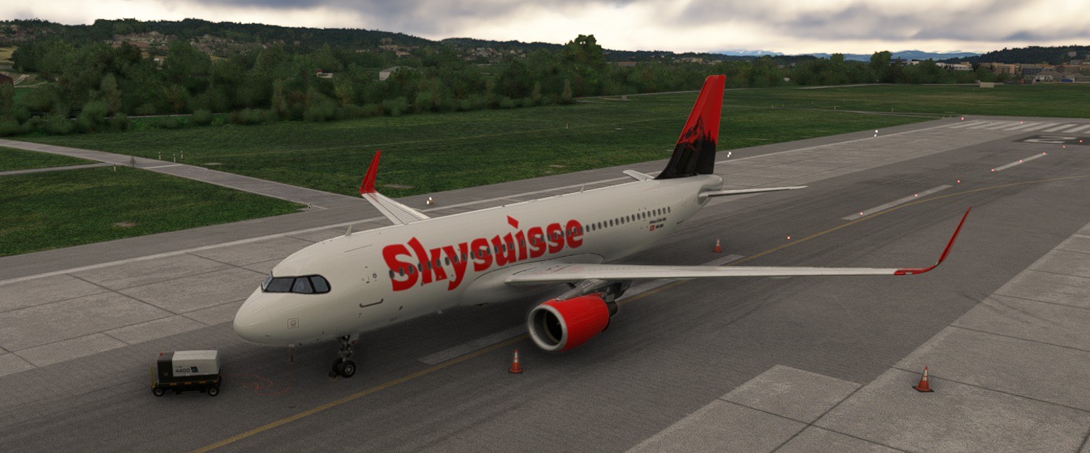 ️ Fenix A320 – SkySuisse Virtual Livery | 8K Ultra HD - MSFS Add-on ...