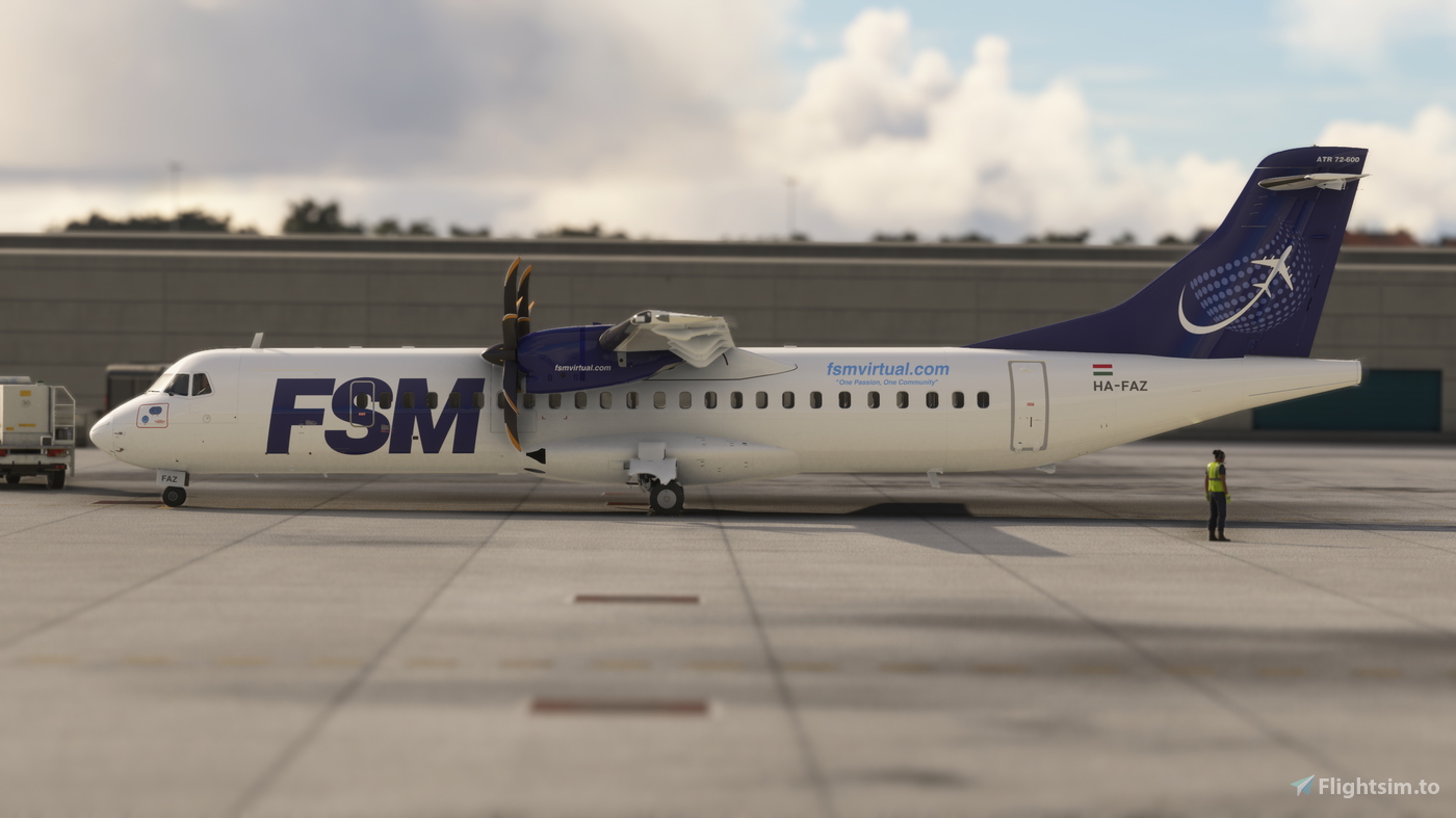 ATR72-600 FSM Virtual Airlines Livery for Microsoft Flight Simulator | MSFS