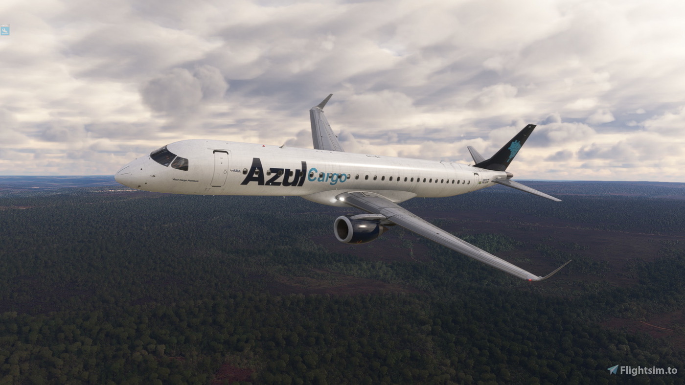 | FlightSim Studio E-jet 195 | Azul Cargo | PR-AXW |Azul Cargo Premium ...