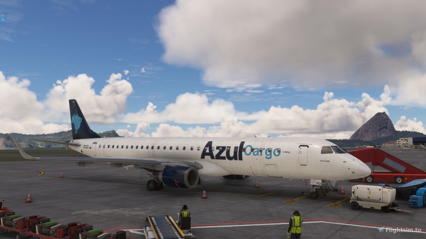 | FlightSim Studio E-jet 195 | Azul Cargo | PR-AYO |Full Cargo | for ...