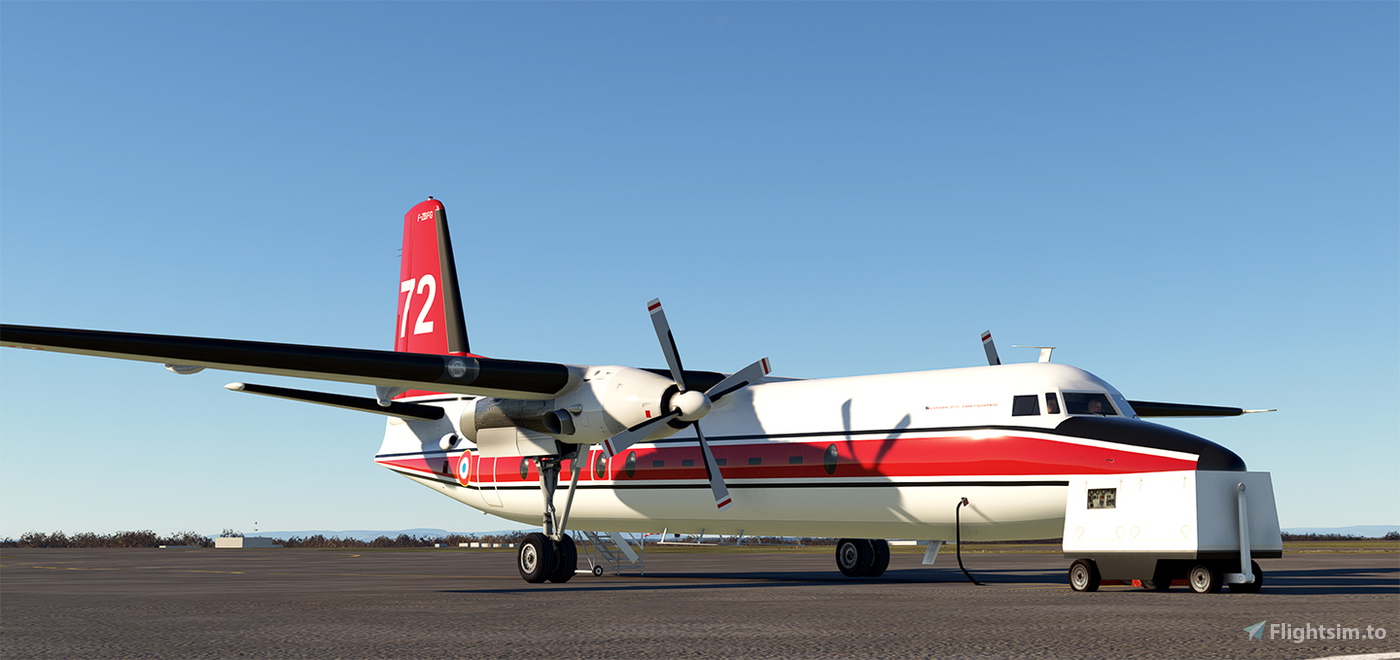 Fokker 27 Sécurité Civile F-ZBFG 对于 Microsoft Flight Simulator | MSFS