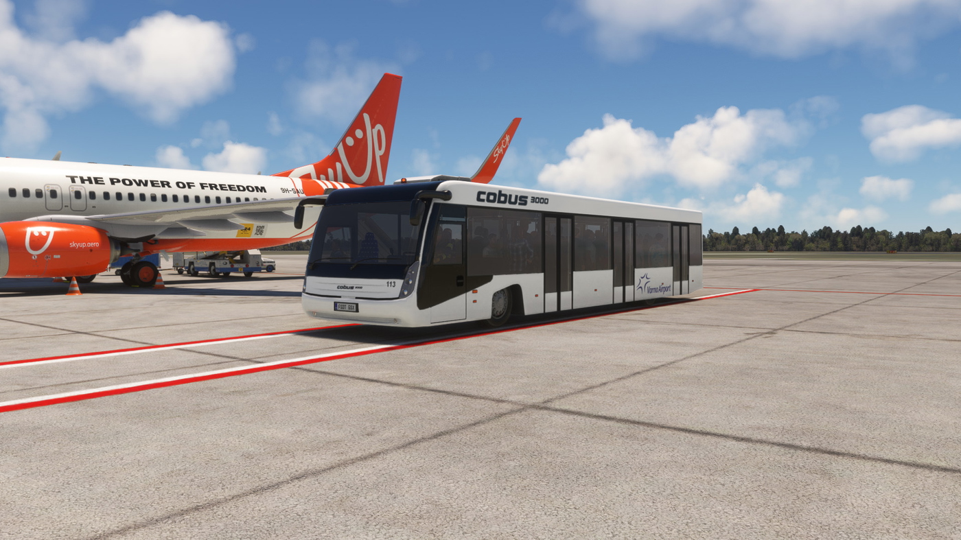 GSX Passenger Bus Repaint Varna Airport for Microsoft Flight Simulator ...