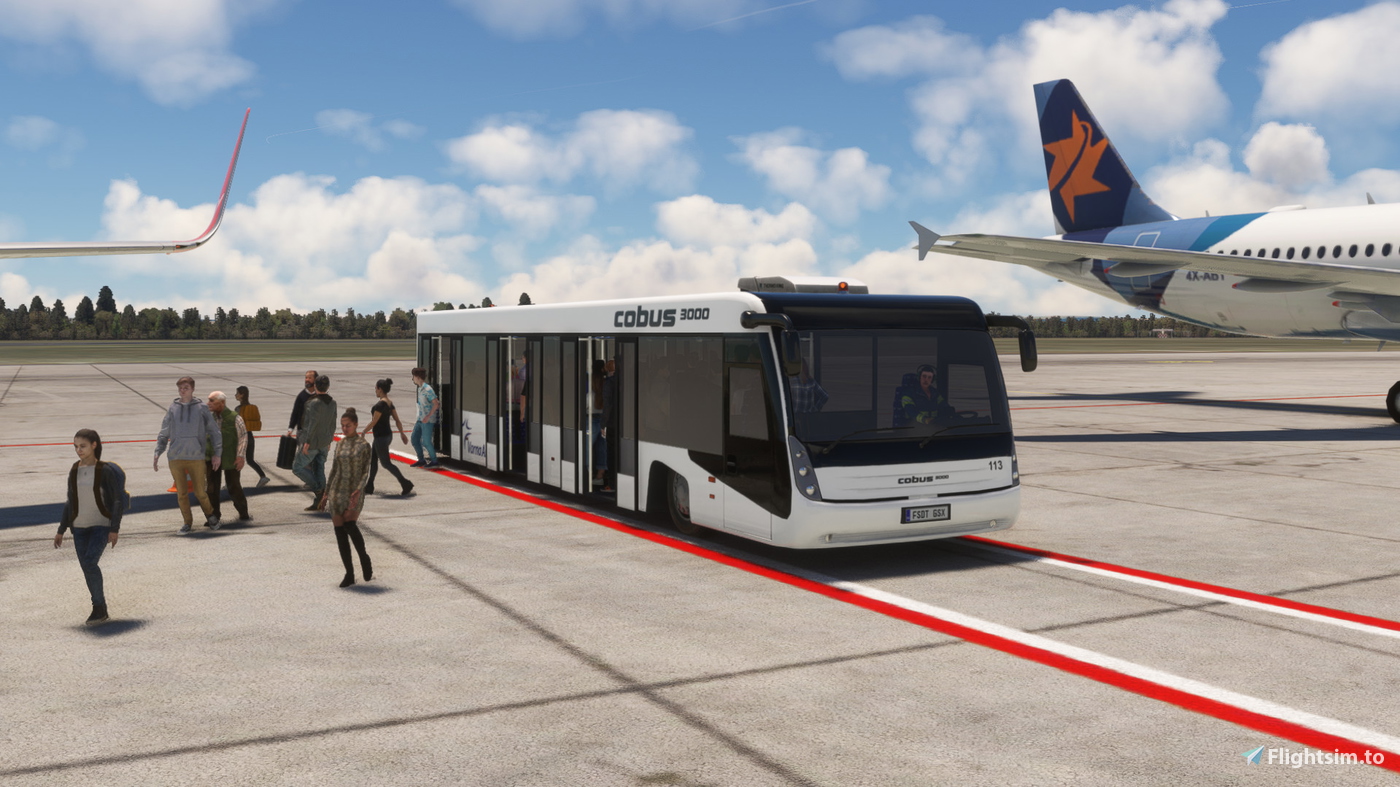 GSX Passenger Bus Repaint Varna Airport for Microsoft Flight Simulator ...