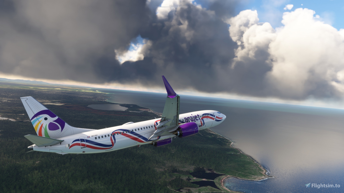 iFly 737-MAX | HI1101 | Arajet Airlines | Los Haitises for Microsoft ...