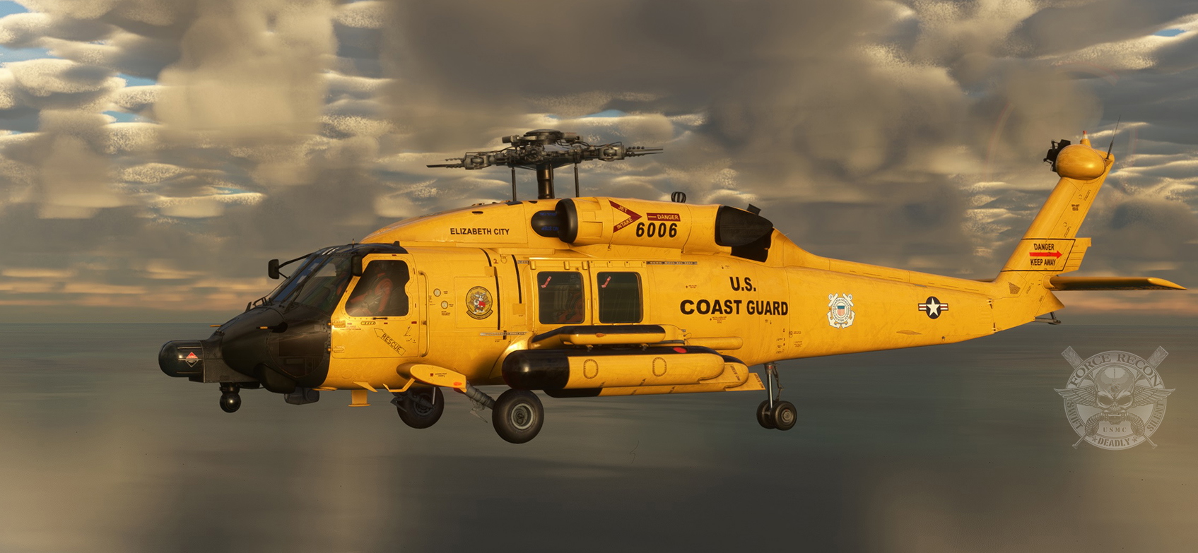 ** Miltech/Blackbird ** MH-60T Elizabeth City Yellow 6006 for both 2020 ...
