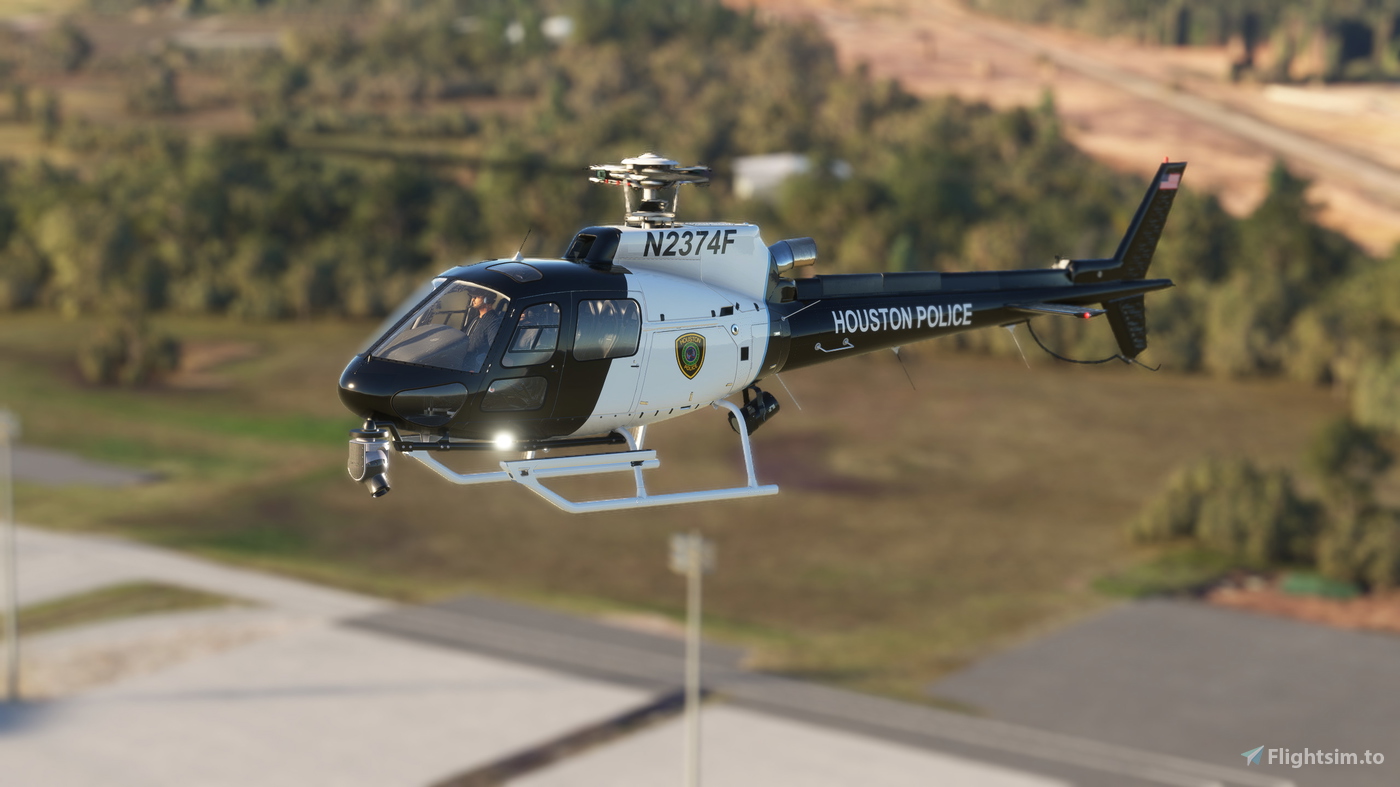 Houston PD 'N2374F' - Cowan Sim H125 for Microsoft Flight Simulator | MSFS