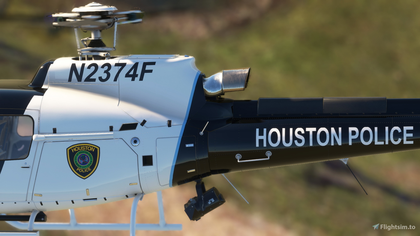 Houston PD 'N2374F' - Cowan Sim H125 for Microsoft Flight Simulator | MSFS