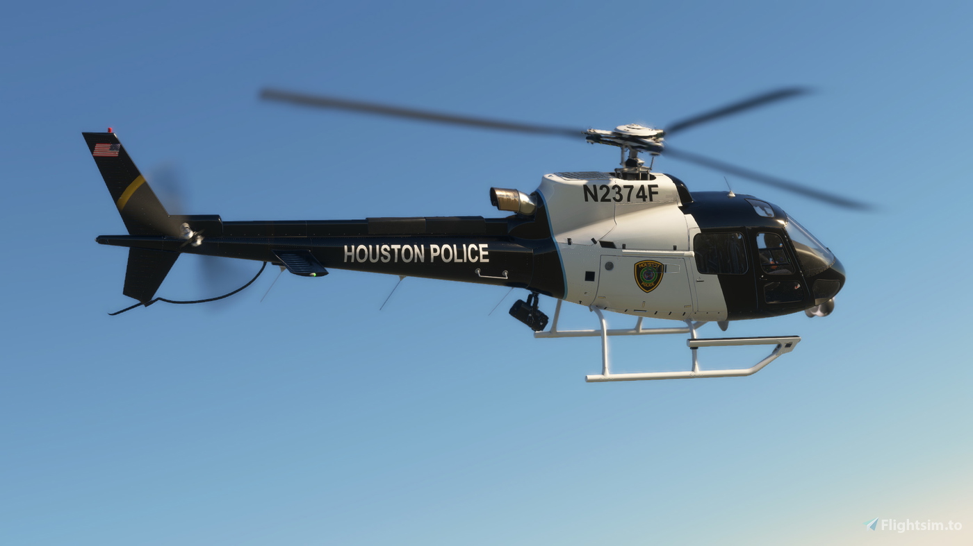 Houston PD 'N2374F' - Cowan Sim H125 for Microsoft Flight Simulator | MSFS