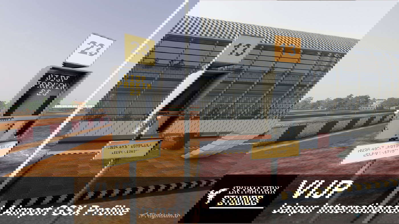 SkyMatrix Studios VIJP GSX profile | Jaipur International Airport for ...