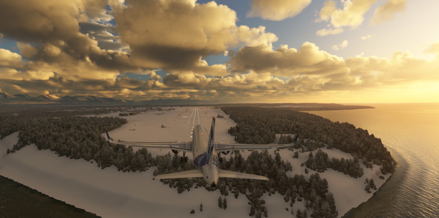 No.28,Landing at PANC Anchorage in a Storm for Microsoft Flight ...