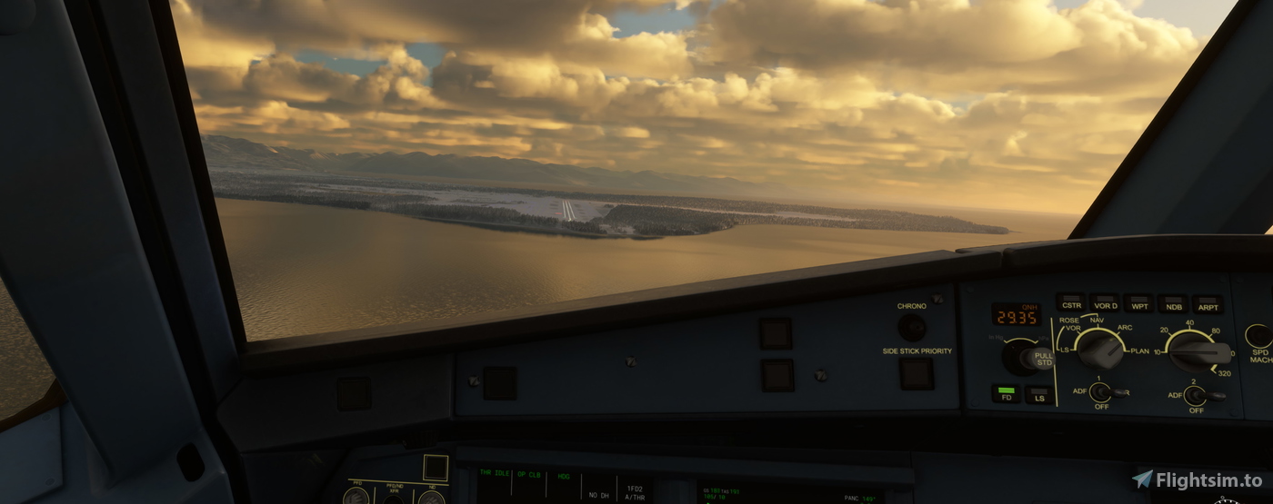 No.28,Landing at PANC Anchorage in a Storm for Microsoft Flight Simulator | MSFS