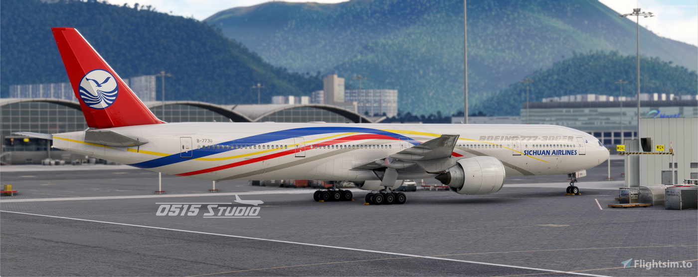 【0515STUDIO】PMDG 777-300ER Sichuan Airlines B-773U Boeing Special ...