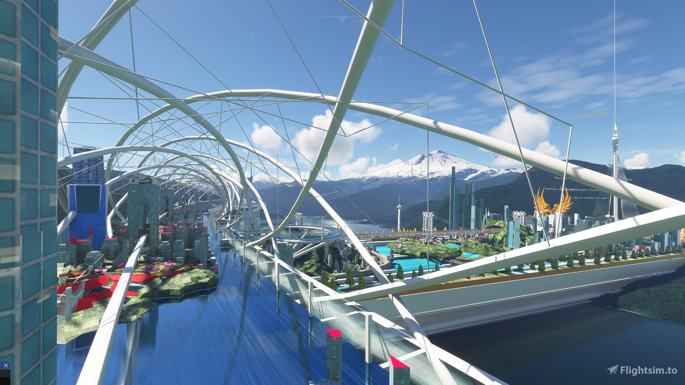 Mt. Baker Helix City pour Microsoft Flight Simulator | MSFS