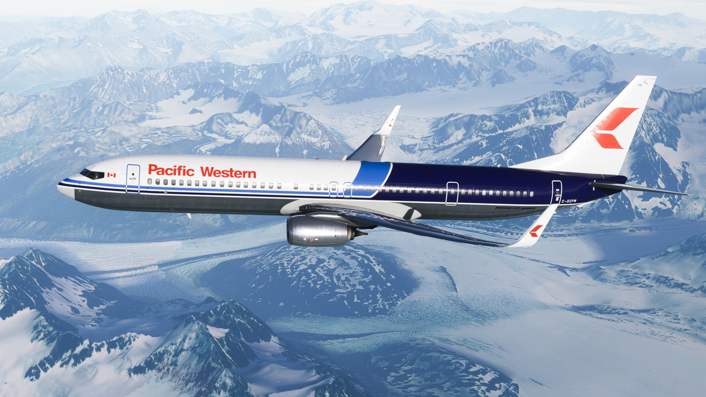 PMDG 737-900ER Pacific Western for Microsoft Flight Simulator | MSFS