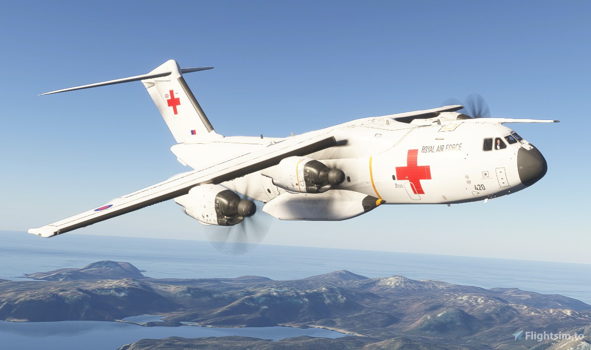 A400M Royal Air Force Red Cross Mission for Microsoft Flight Simulator ...