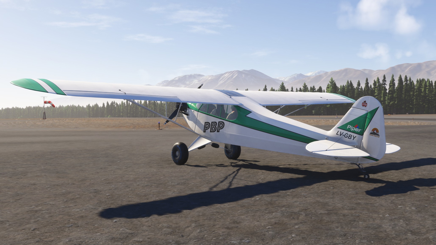 Piper J-3 Cub Patagonia Bush Pilots LV-GBY for Microsoft Flight ...