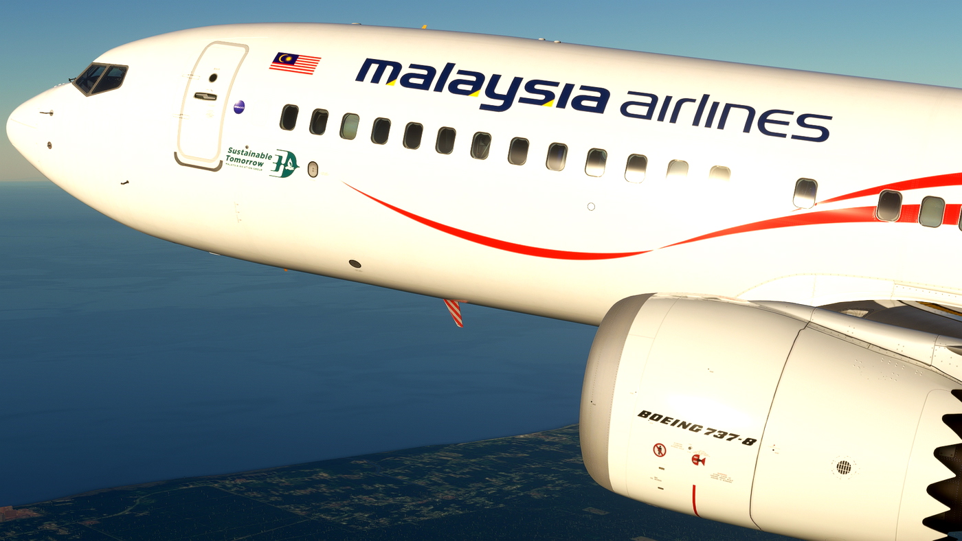 Threads - Malaysia Airlines 9M-MVA para Microsoft Flight Simulator | MSFS