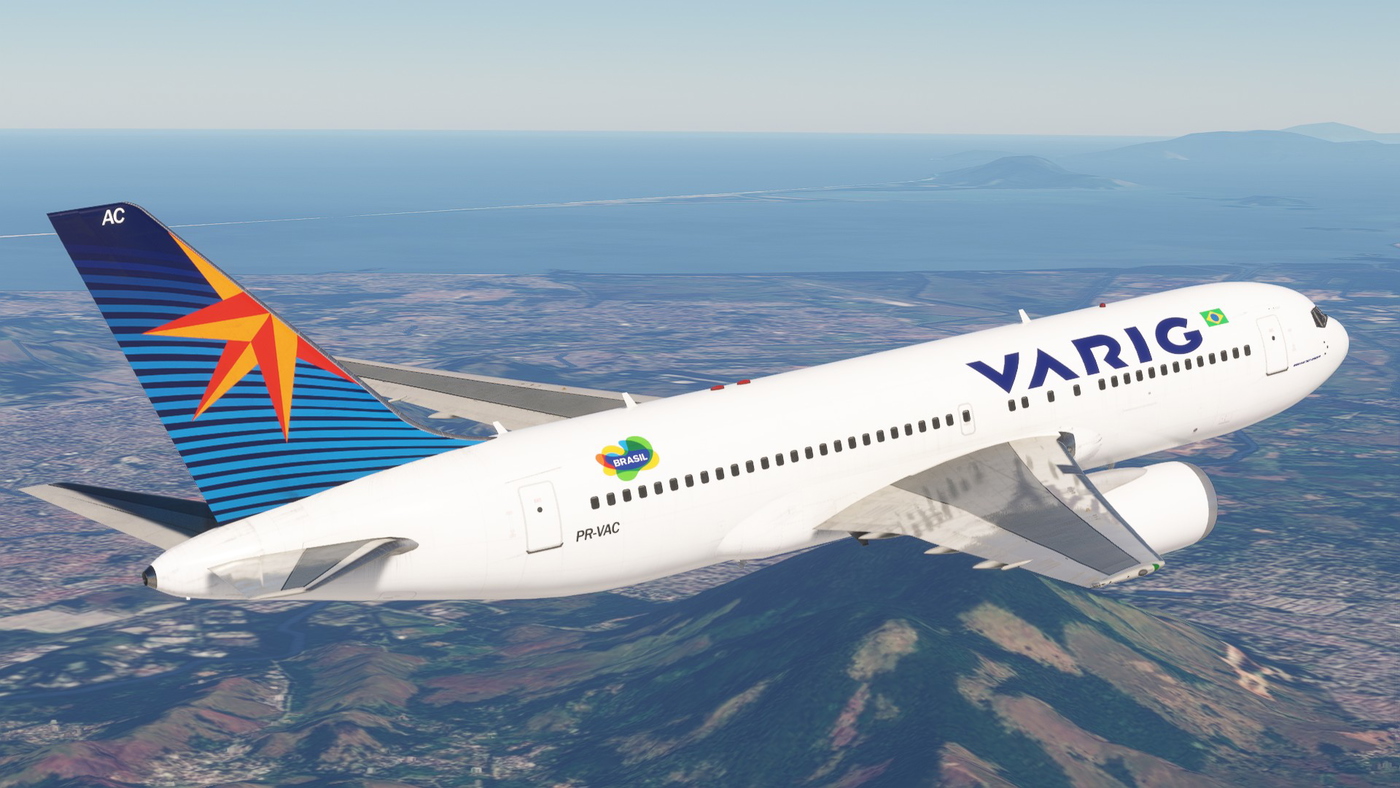 Varig PR-VAC | RHD Simulations Boeing 767-200ER のために Microsoft Flight ...