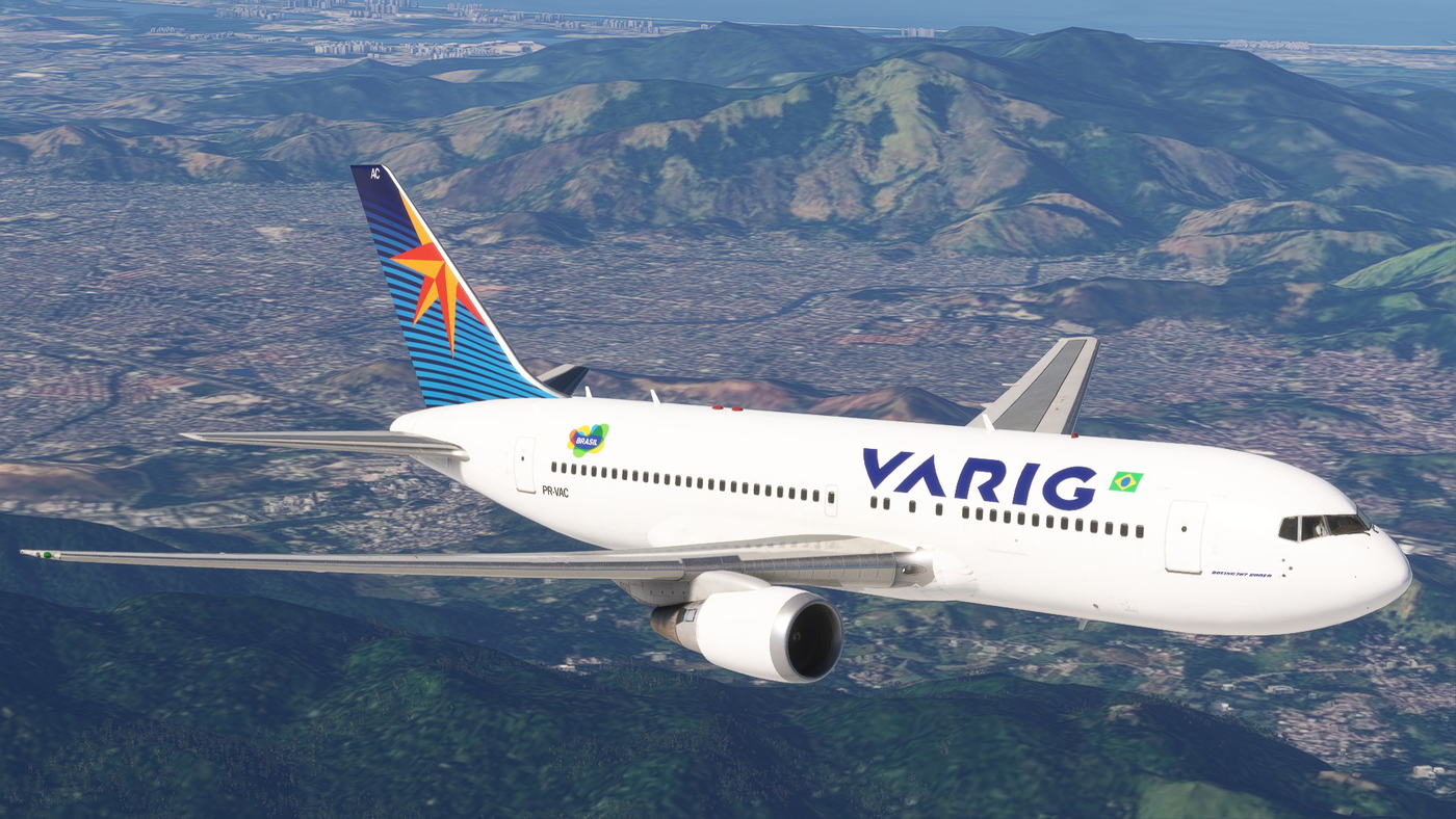 Varig PR-VAC | RHD Simulations Boeing 767-200ER のために Microsoft Flight ...