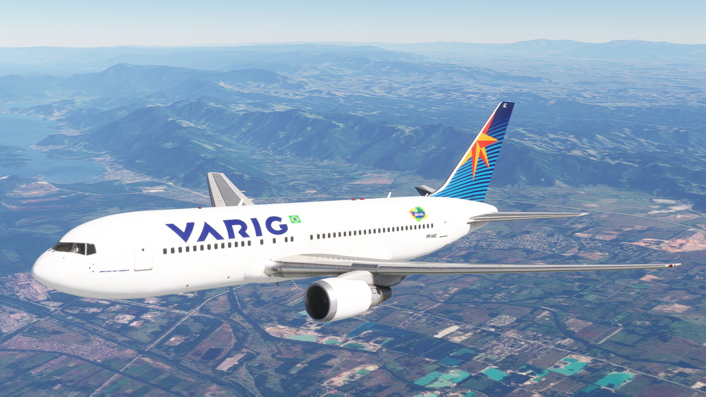 Varig PR-VAC | RHD Simulations Boeing 767-200ER のために Microsoft Flight ...