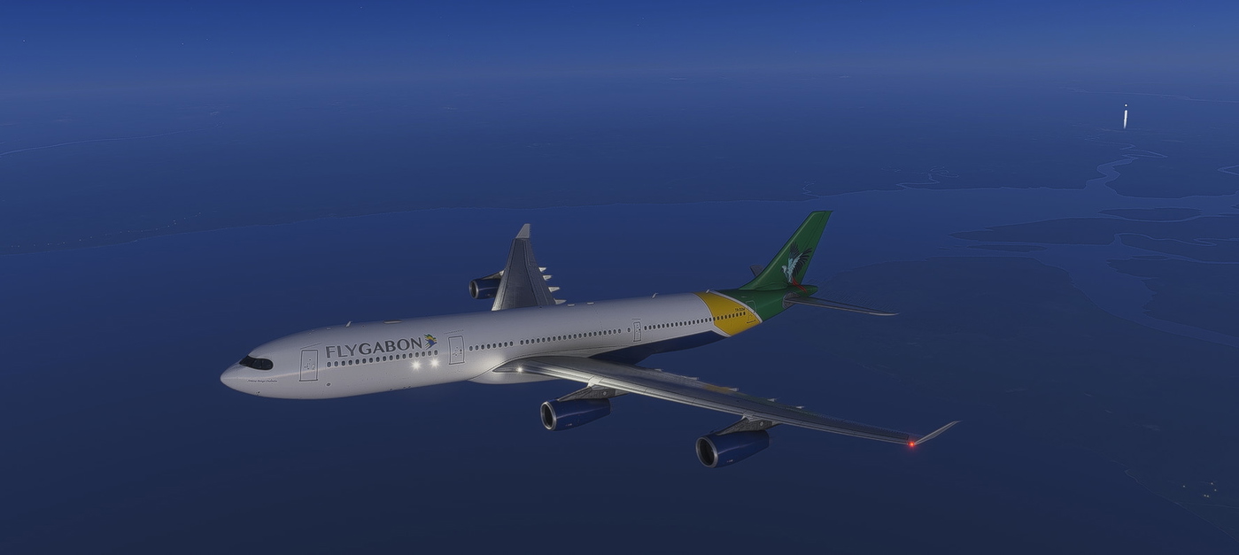 Inibuilds-Aircraft-A340-300-Flygabon for Microsoft Flight Simulator | MSFS