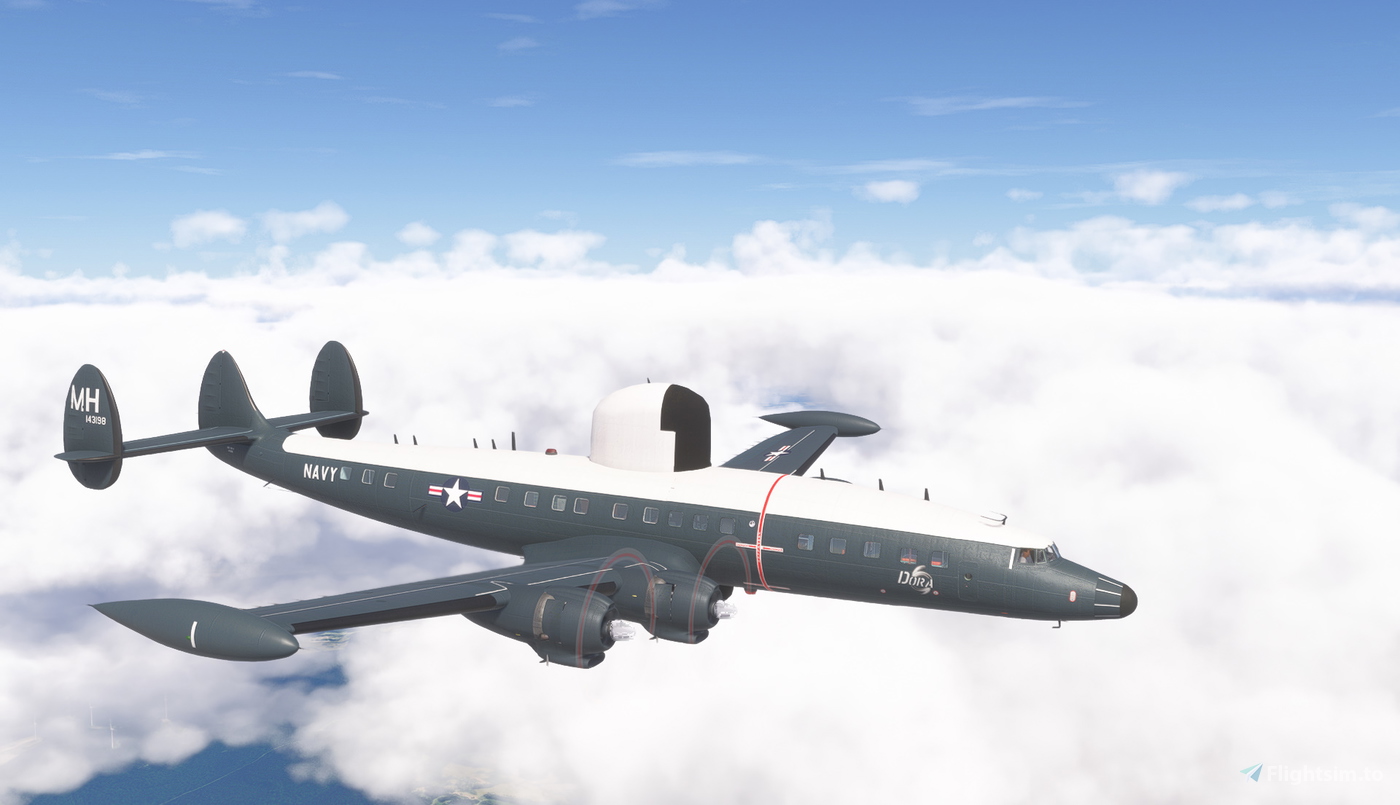 Lockheed WV-3 (WC-121N) 143198 Hurricane Hunters VW-4 | 1967 for Microsoft Flight Simulator | MSFS