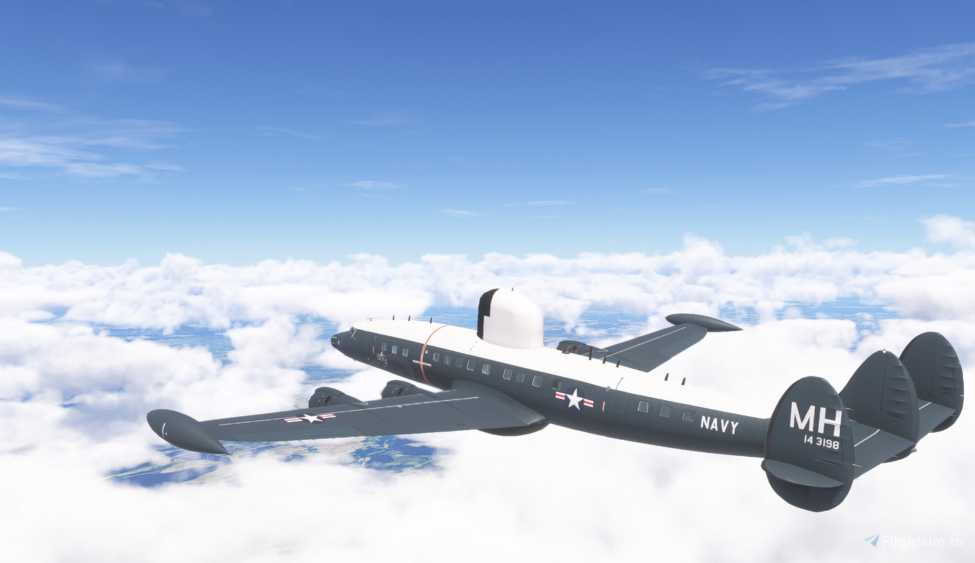 Lockheed WV-3 (WC-121N) 143198 Hurricane Hunters VW-4 | 1967 for Microsoft Flight Simulator | MSFS