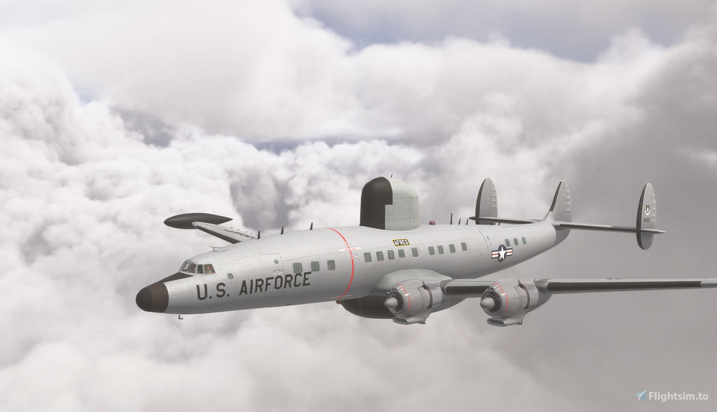 Lockheed EC-121T Warning Star USAF 42307 | 1978 对于 Microsoft Flight ...